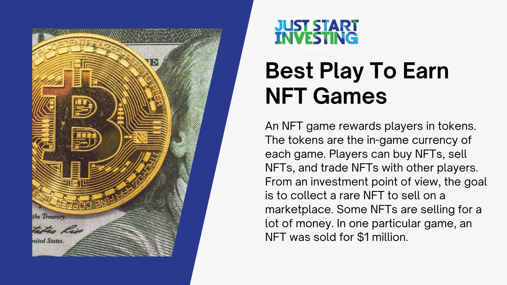 Best Play To Earn NFT Games - Just Start Investing