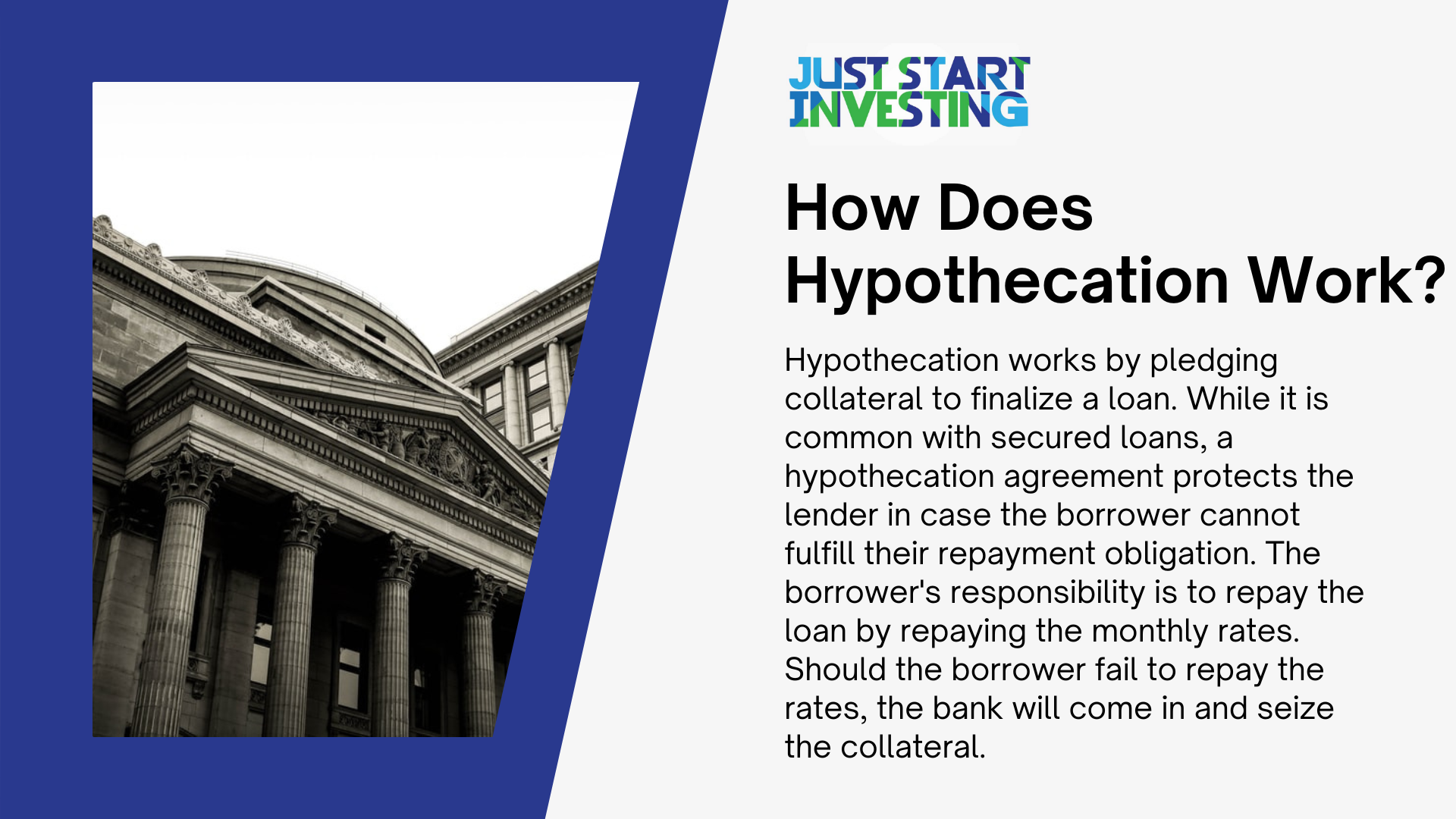 What is Hypothecation? - Visit Juststartinvesting.com