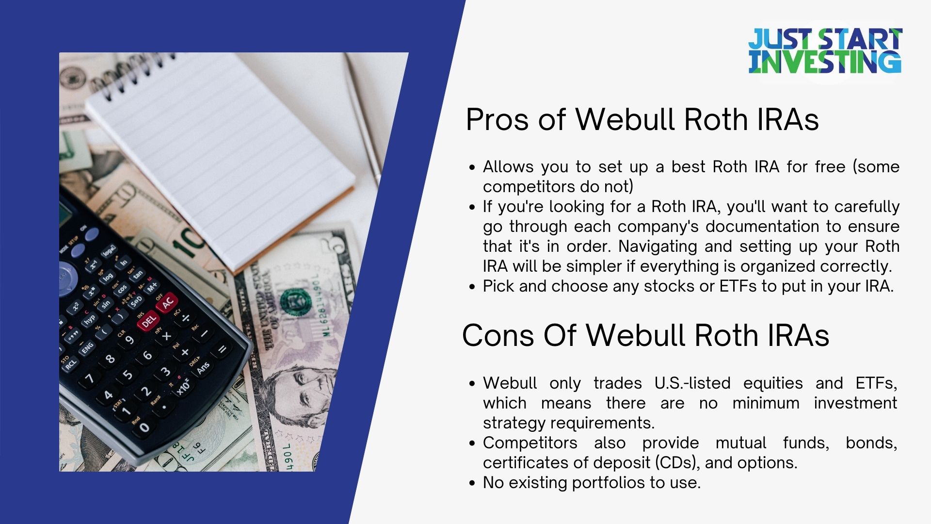 Webull Roth IRA Review - Just Start Investing
