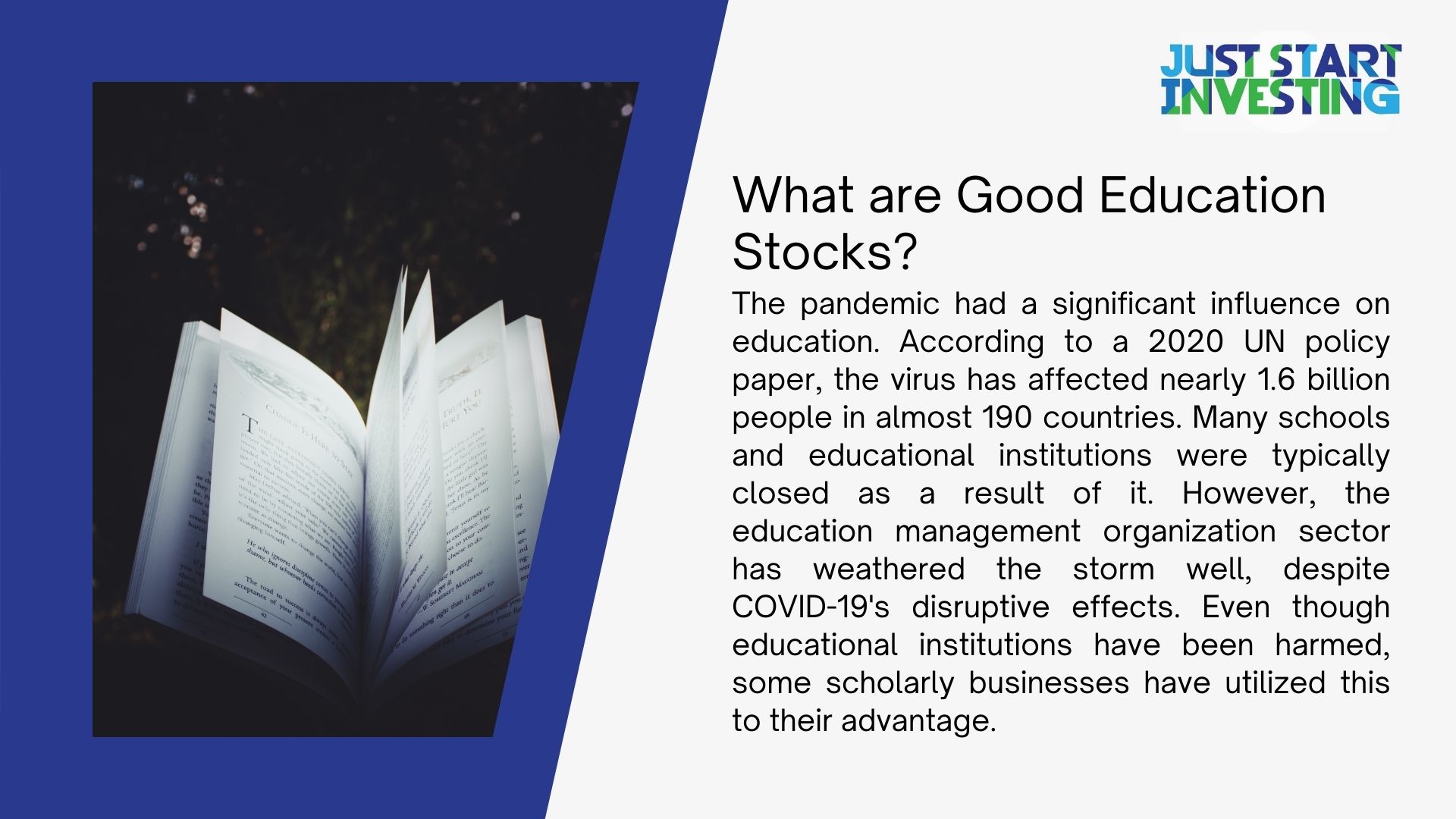 Education Stocks Worth Watching in 2022 - Just Start Investing